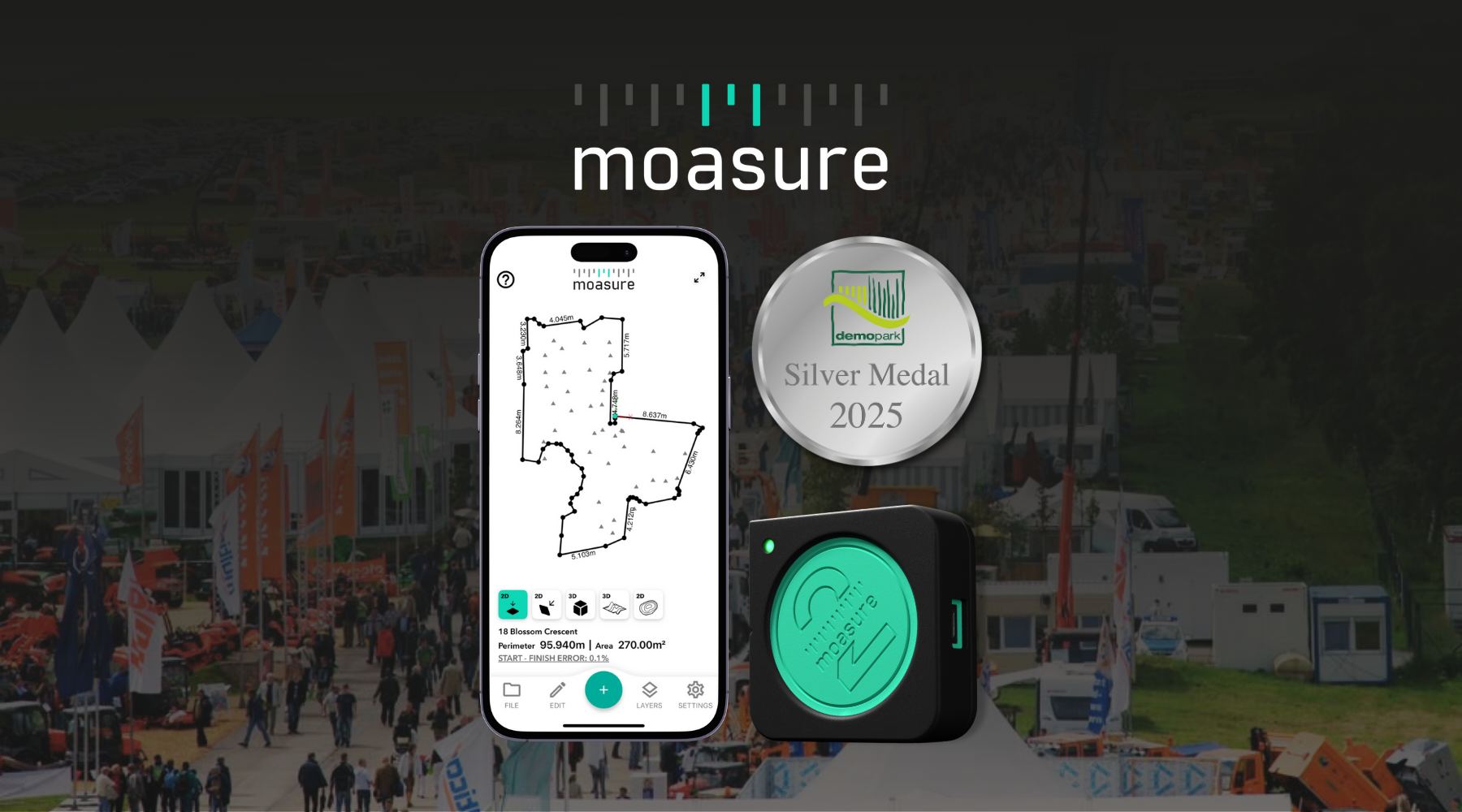 Moasure 2 PRO Wins Silver Medal at demopark 2025 Innovation Awards – Moasure Canada